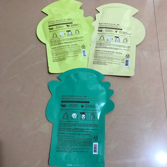 Tonymoly | Makeup | Tony Moly Korean Skin Care Face Mask Bundle Of 3 ...